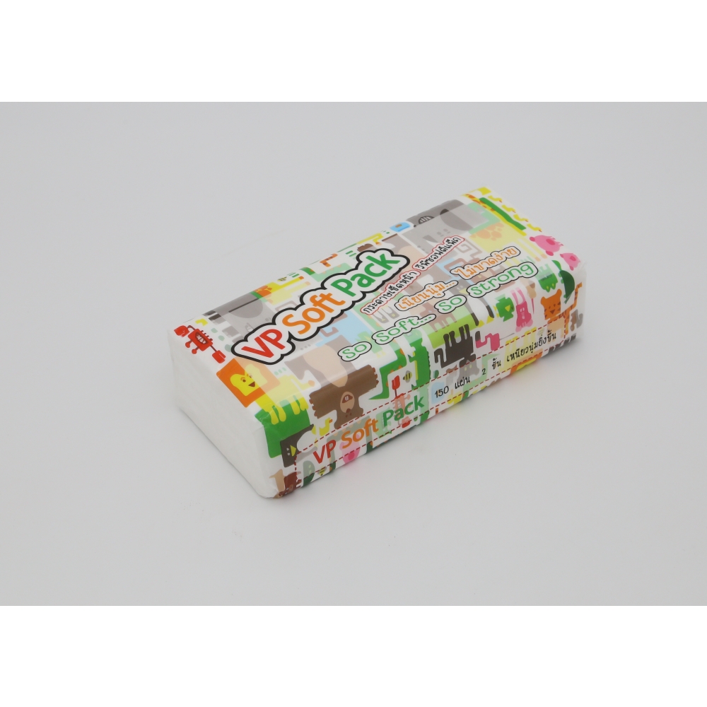 China Thailand Customized White No-Embossing Facial Tissue, 3-Ply, 160g ...